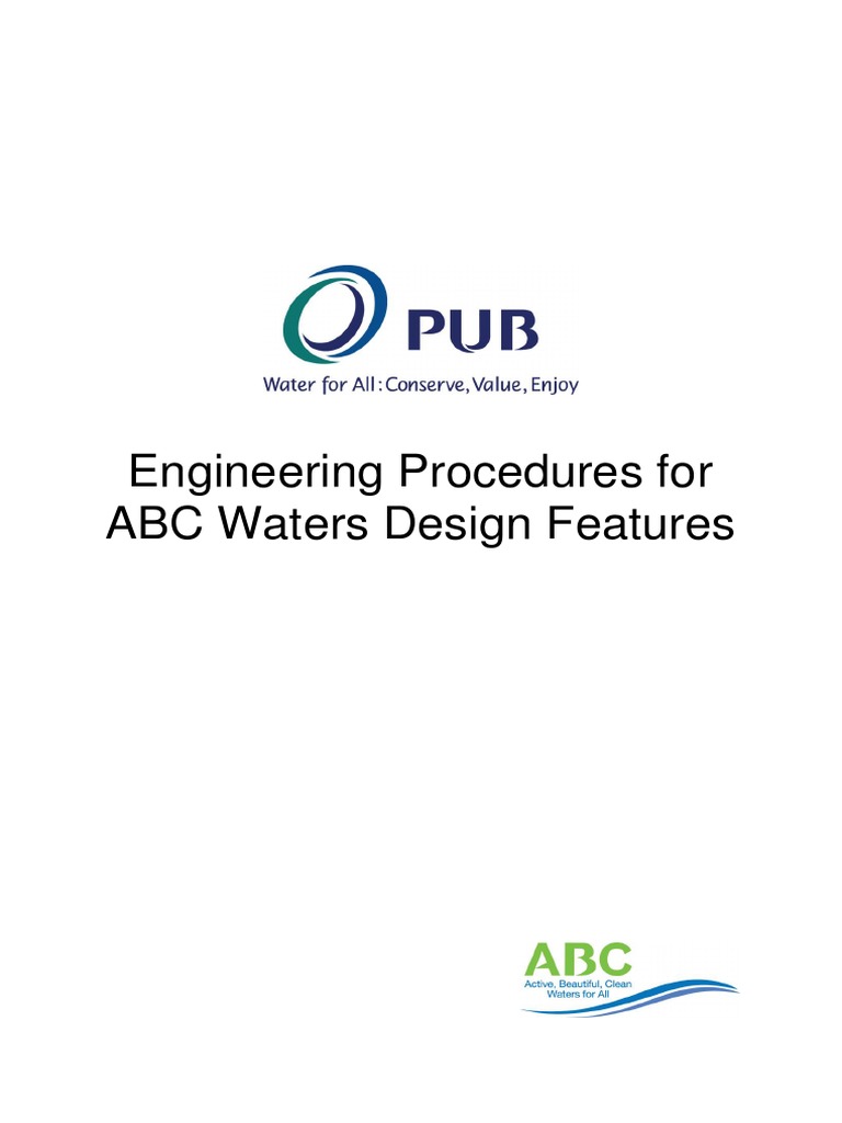 PUB Engineering Procedures For ABC Waters Design Features | PDF ...