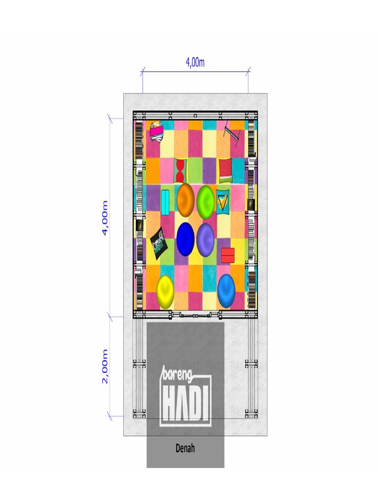 Gambar Rumah Baca Dengan Rangka Baja Ringan | PDF