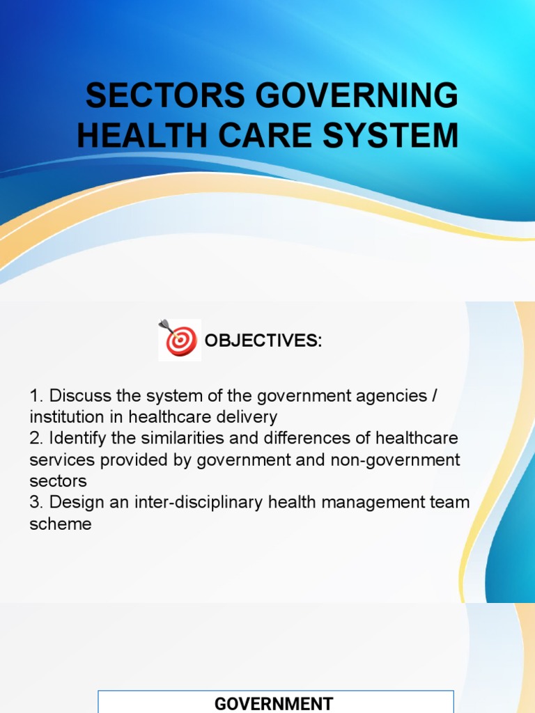 Sectors Governing Health Care System | PDF | Healthcare Industry ...