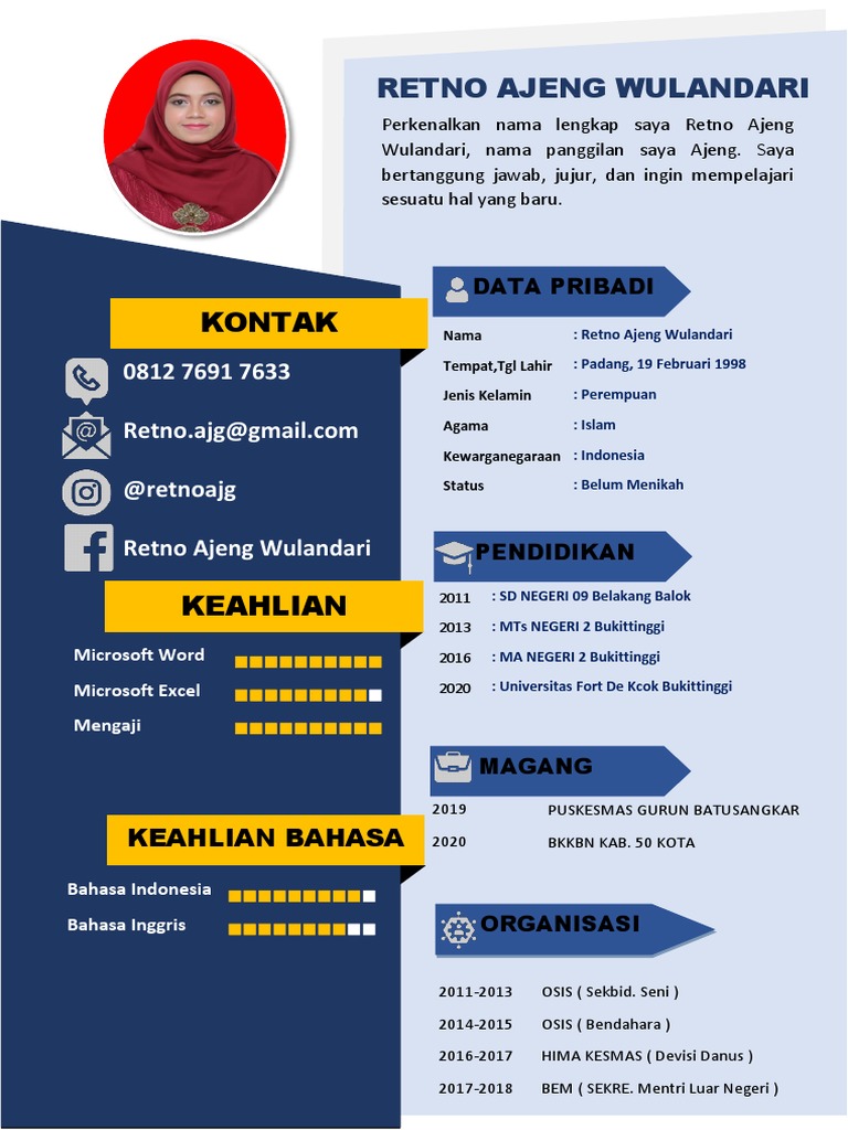 Retno Ajeng Wulandari - CV | PDF