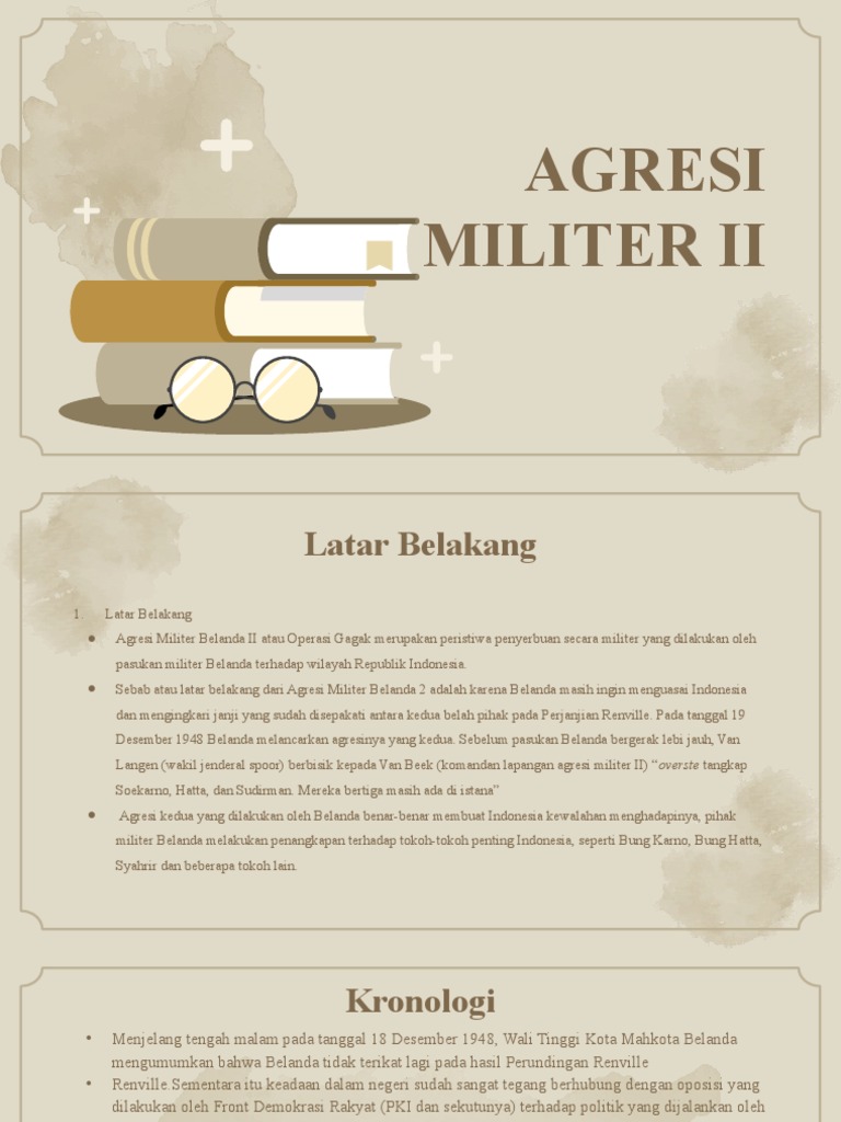 Latar Belakang Agresi Militer Belanda II | PDF