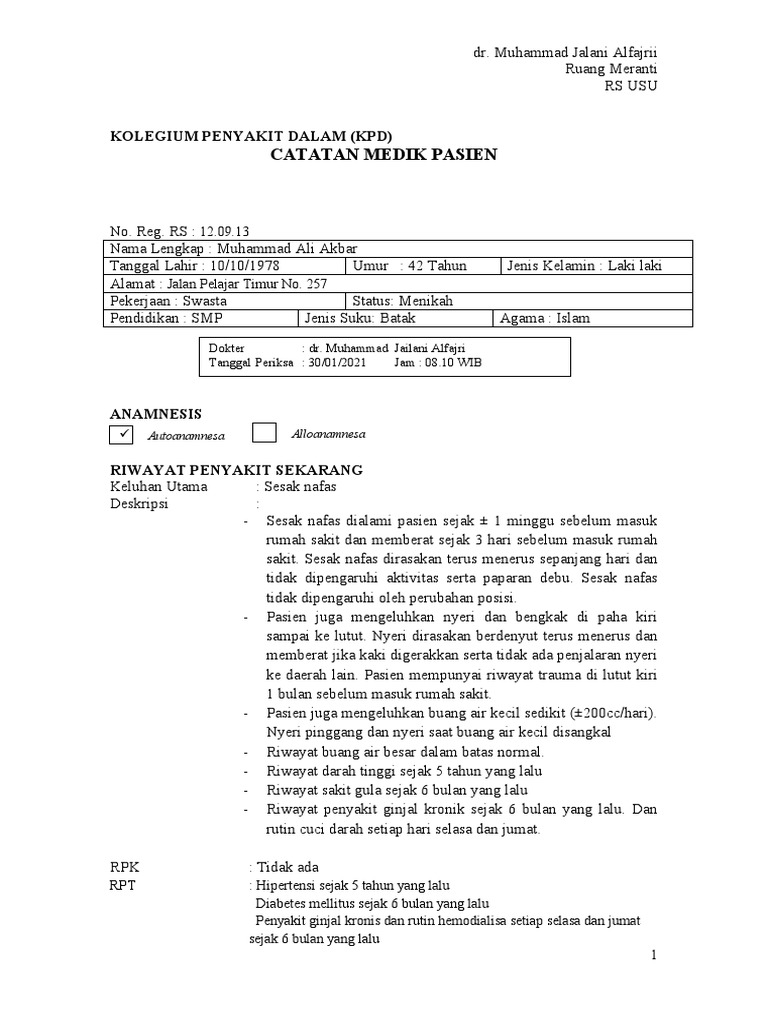 Case Muhammad Jailani Alfajri Revisi | PDF