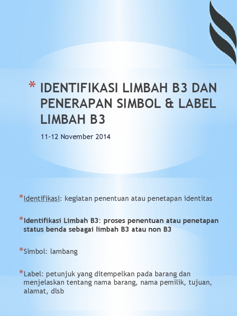 02b. PLB3 - Identifikasi Dan Simbol-Label LB3 | PDF