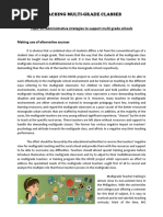 Teaching Multi-Grade Classes: Topic 7. Efficient Classroom Organization For Multi-Grade Settings ...