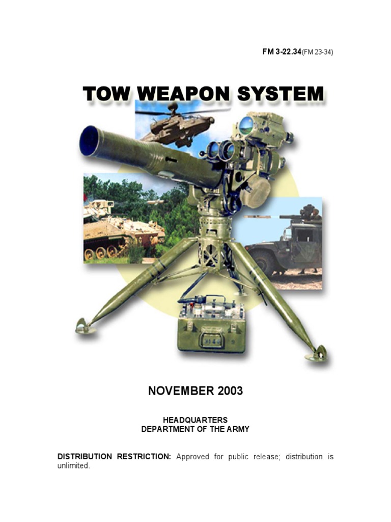 FM 3-22.34 20031128-ToW Weapon System | PDF | Missile | Artillery