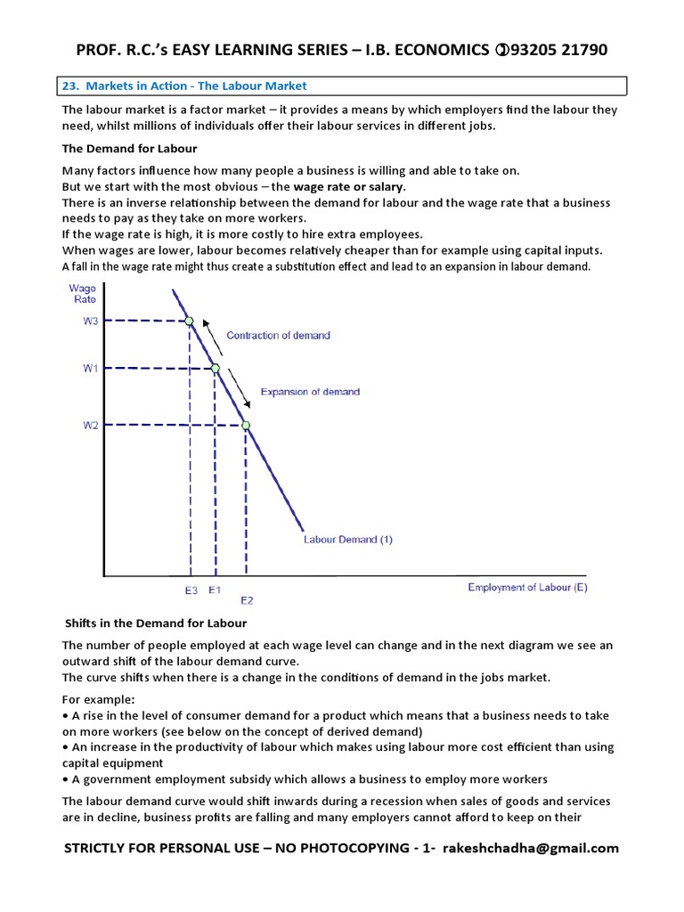 Labour Market Dynamics in Economics | PDF | Labour Economics ...
