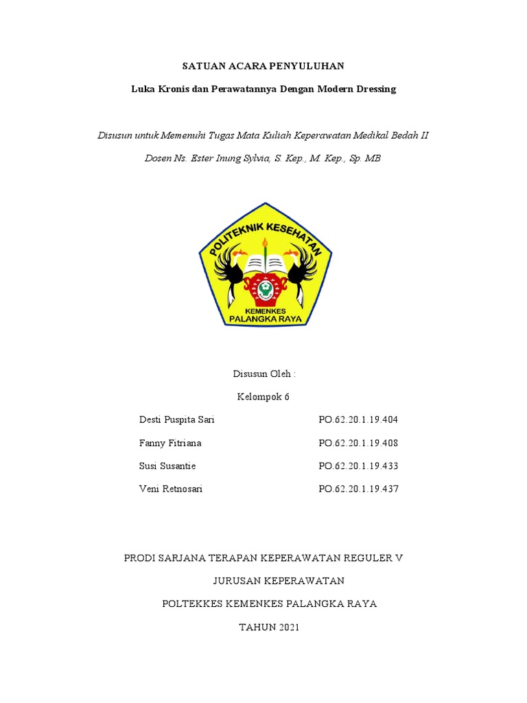 SAP Luka Kronis Kelompok 6 KMB II | PDF