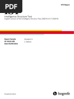 CFIT IQ Test Results and Classification | PDF