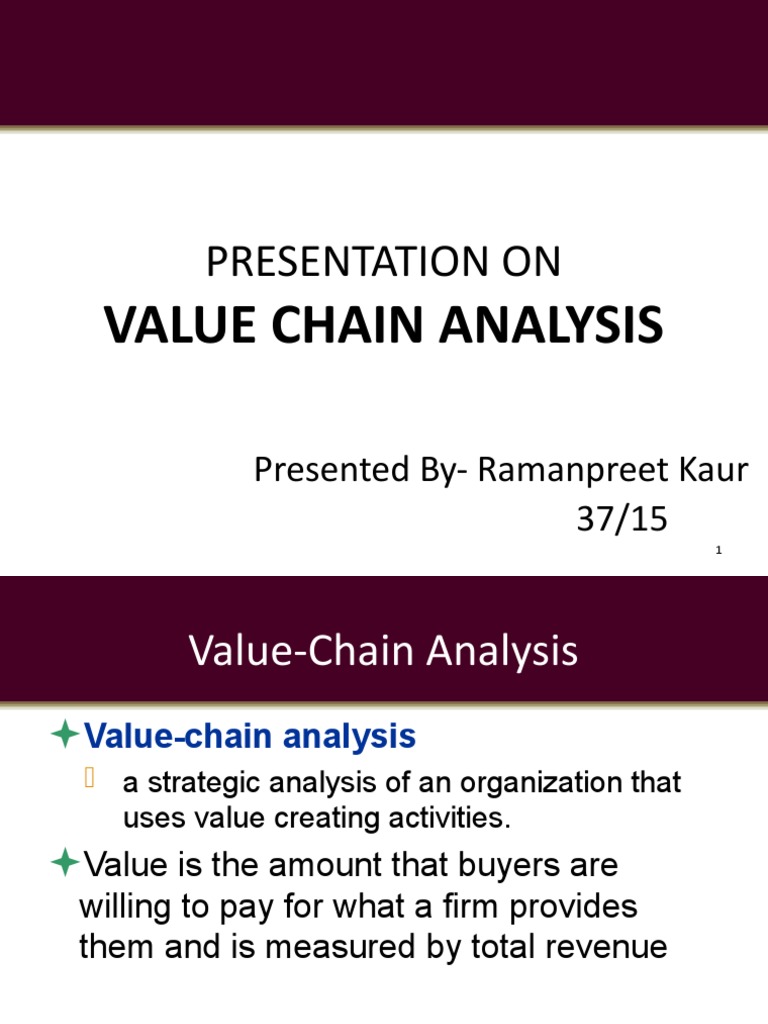 Value Chain Analysis | Download Free PDF | Value Chain | Logistics