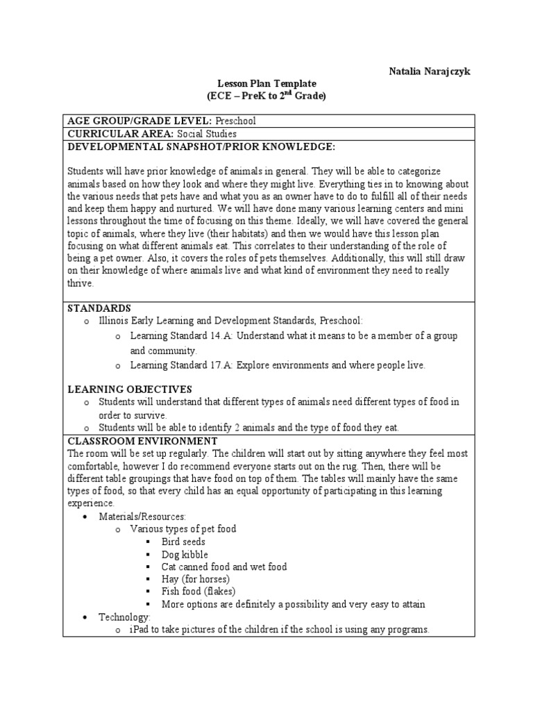 Lesson Plan | Download Free PDF | Differentiated Instruction | Lesson Plan