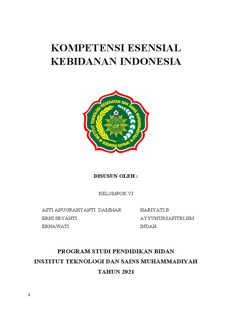 Kompetensi Esensial Kebidanan Indonesia | PDF
