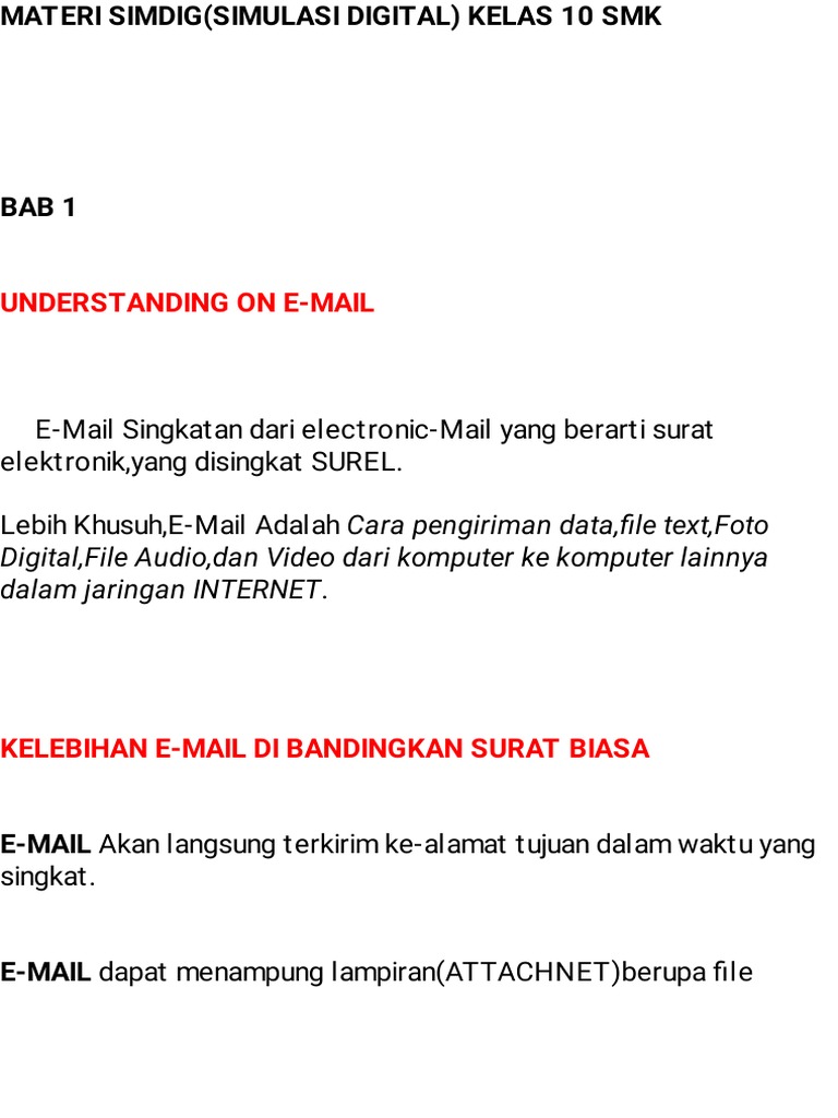 Materi Simdig | PDF | Karier & Perkembangan | Komputer