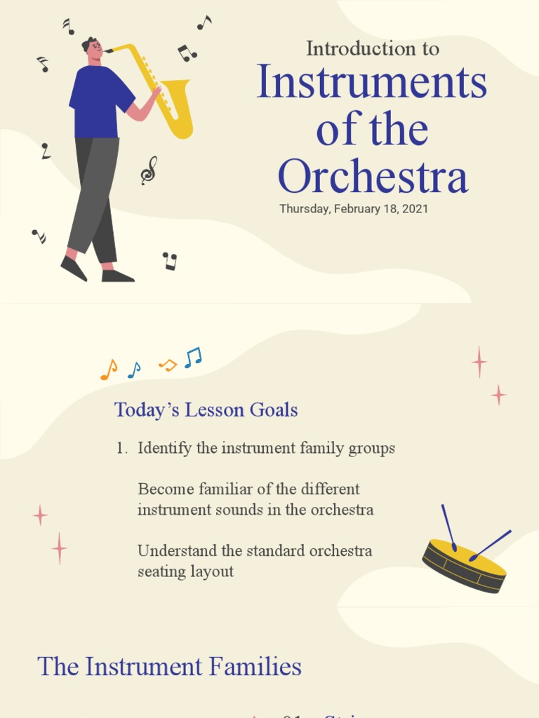 Orchestra Instruments Overview Guide | PDF | Orchestras | Musical ...
