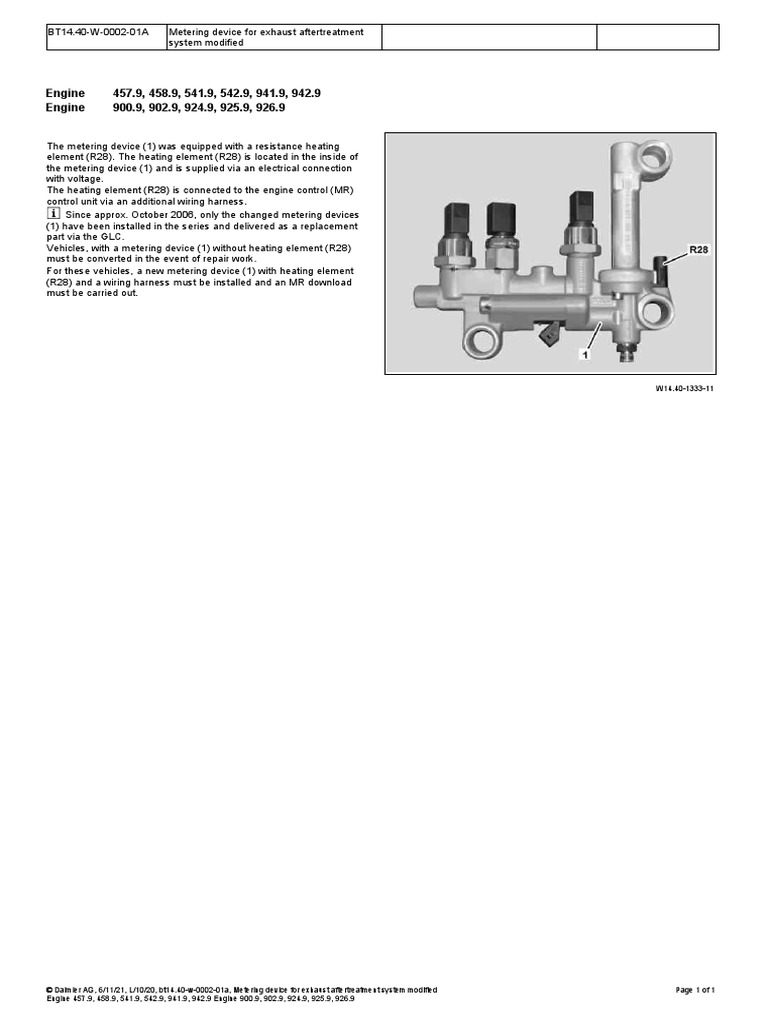 Metering Device For Exhaust Aftertreatment System | PDF | Science ...