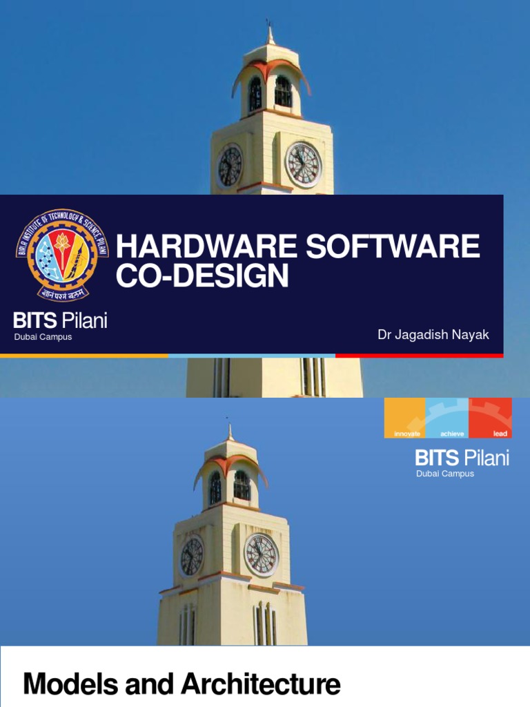 Hardware Software Co-Design: BITS Pilani | PDF | System | Specification ...