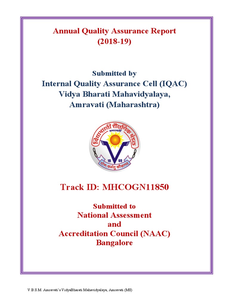 AQAR 018 19 Final | PDF | Educational Technology | Curriculum