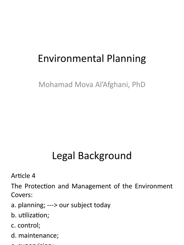 Environmental Planning and Ecoregions Guide | PDF | Environmental ...