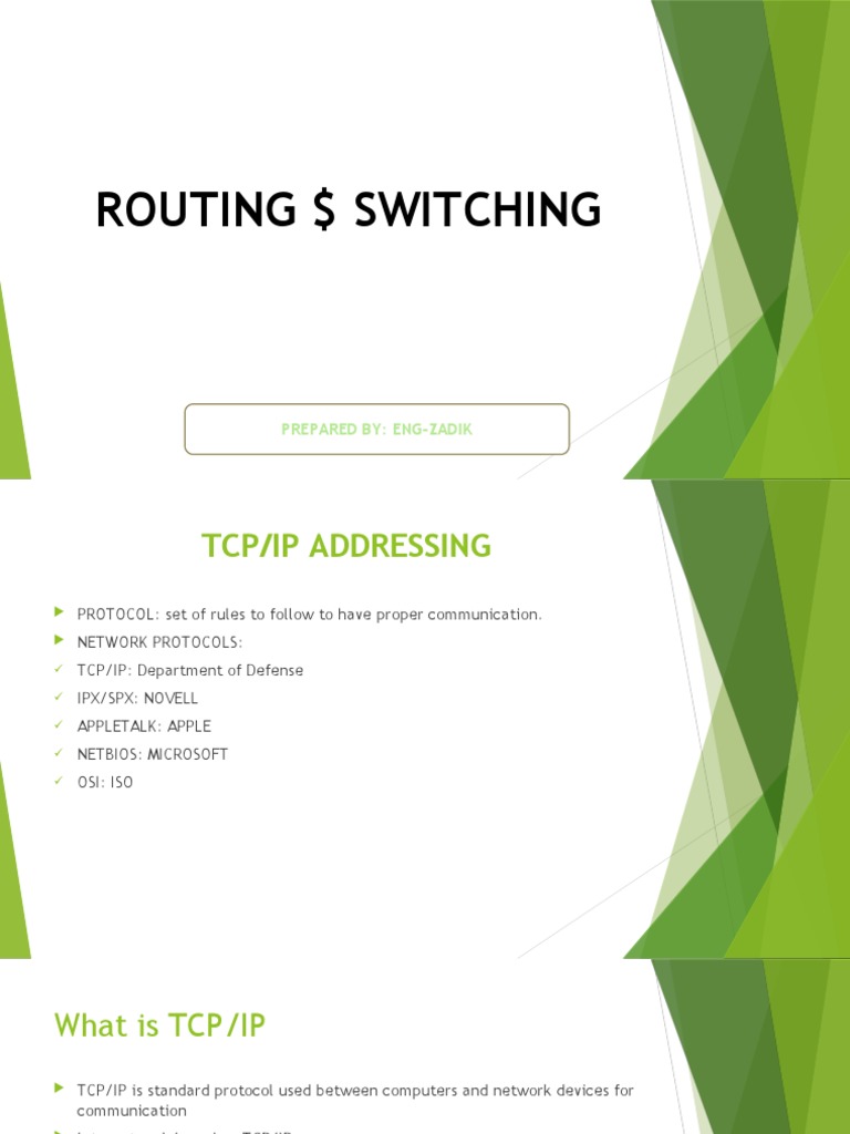 Ccna Switching | PDF | Network Switch | Ip Address