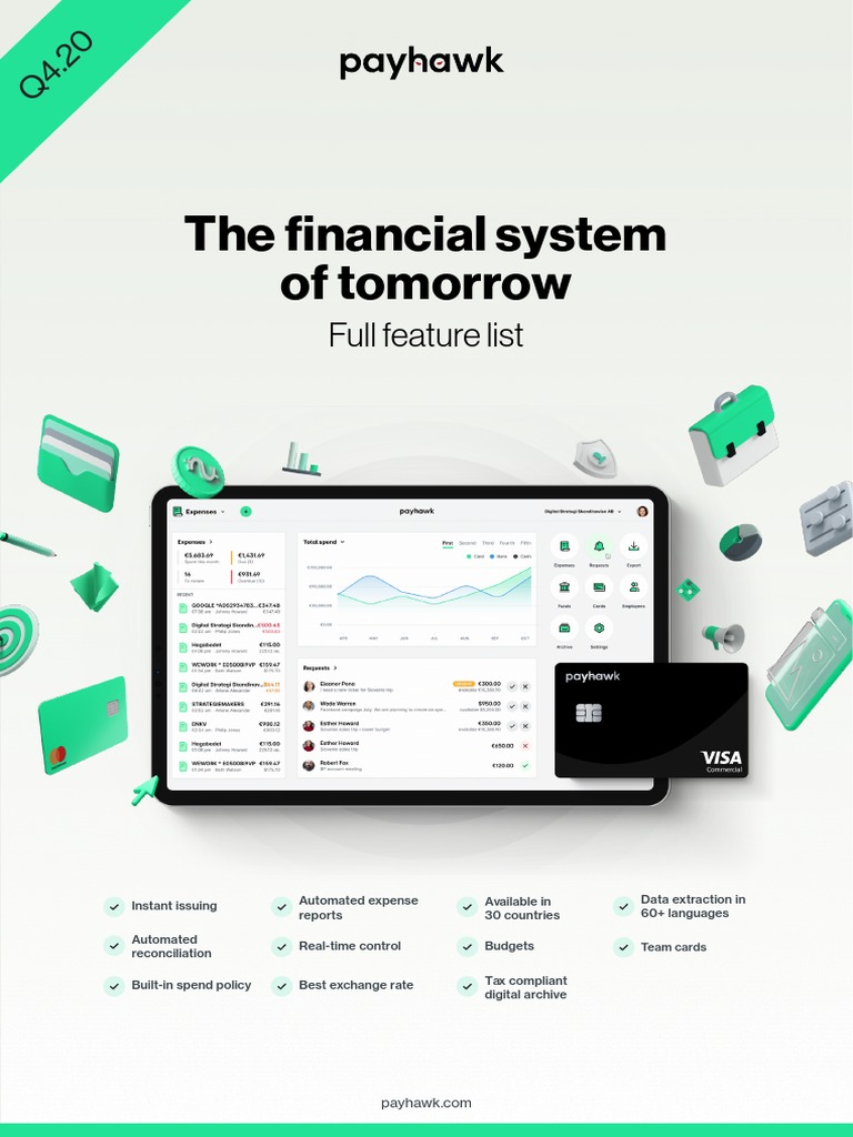 Payhawk Full Feature List Q420 ENG | PDF | Debit Card | Visa Inc.