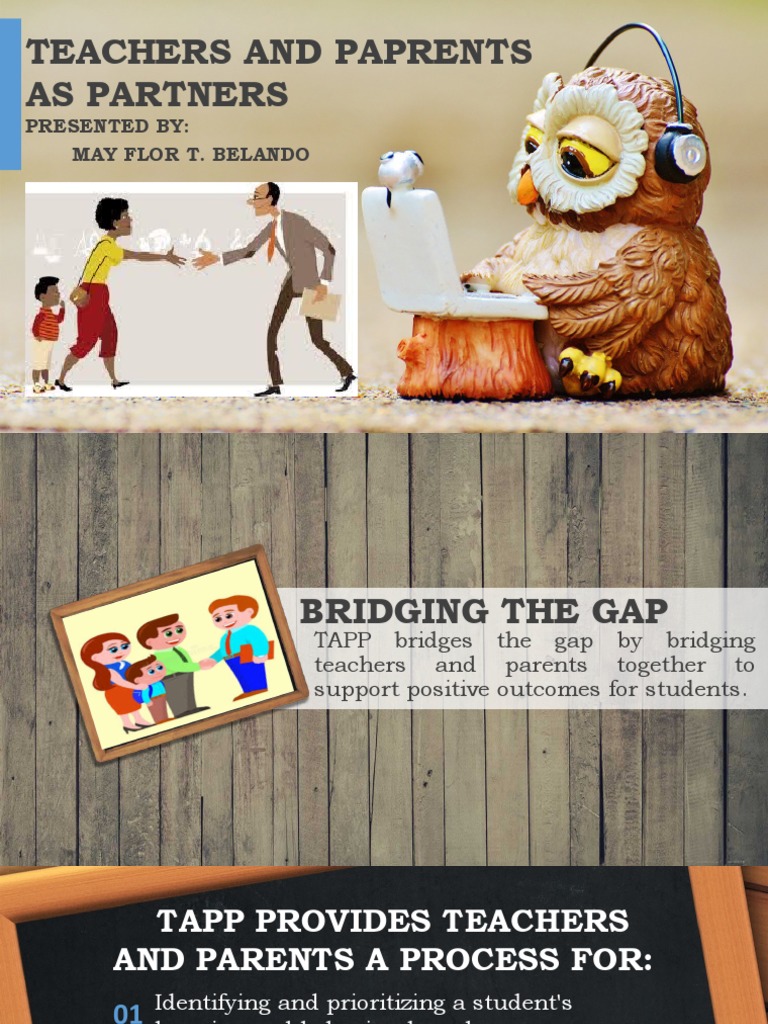TAPP: Enhancing Teacher-Parent Partnerships | PDF | Teachers | Decision ...
