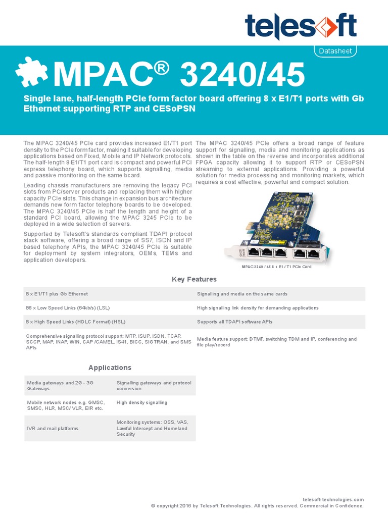 MPAC 3240-45 Datasheet | PDF | Telecommunications | Telecommunications