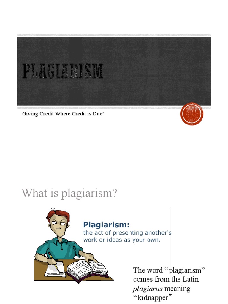 Plagiarism Power Point | PDF | Plagiarism