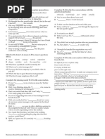 BR2e Intermediate Progress Tests Answer Key | PDF