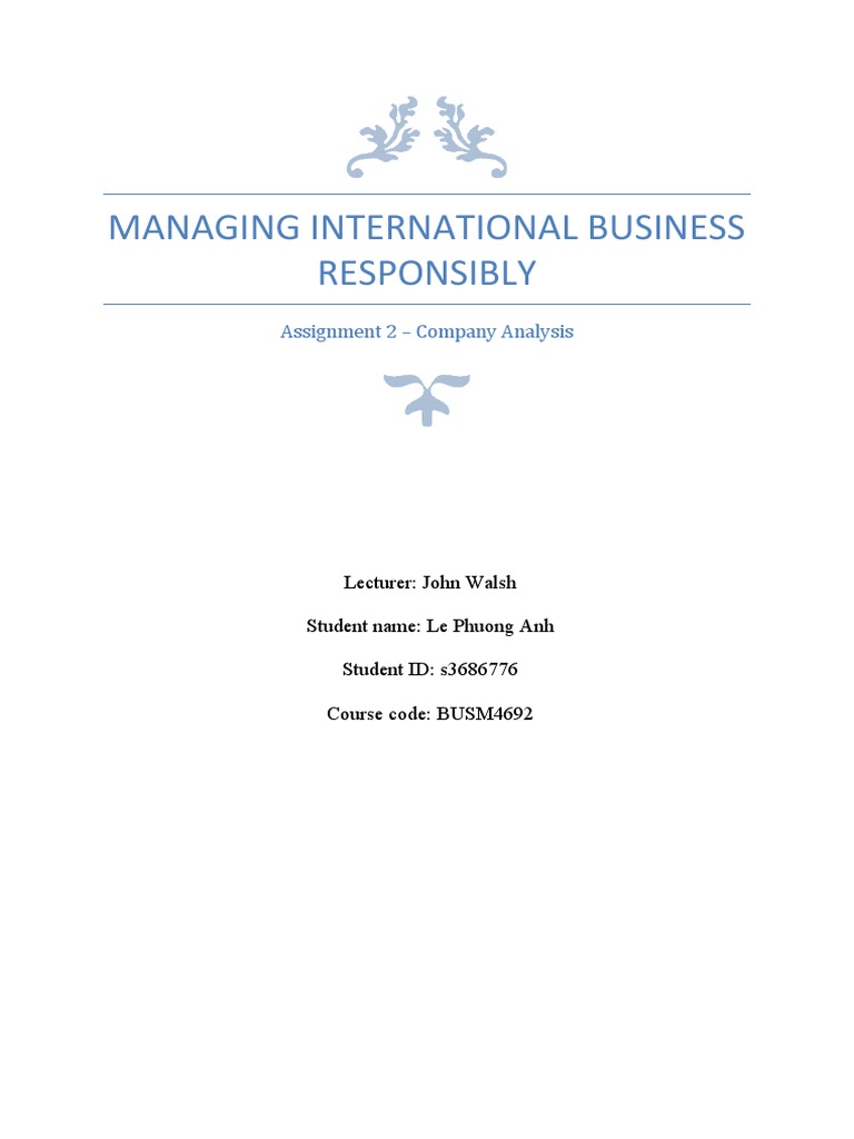 Business Students' CSR Analysis | PDF | Toyota | Corporate Social ...