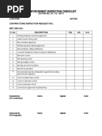 Work Inspection Request Template (Construction) | PDF | Building ...