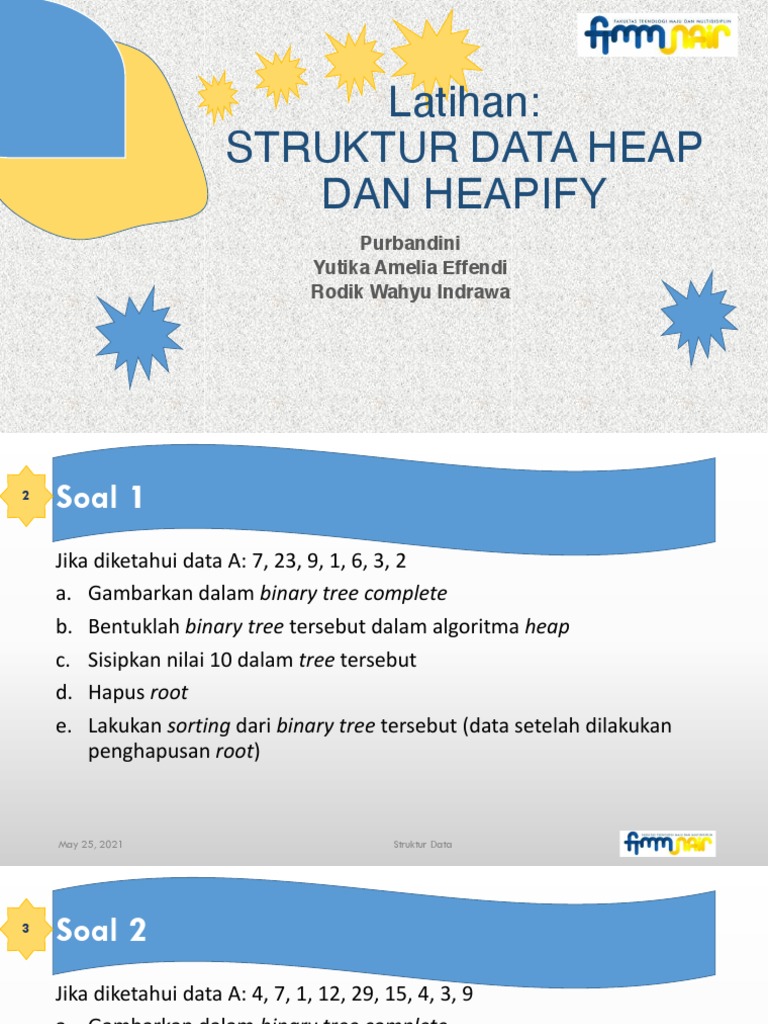 TM 12 - 2 Struktur Data Heap Dan Heapify (Latihan) 2 | PDF