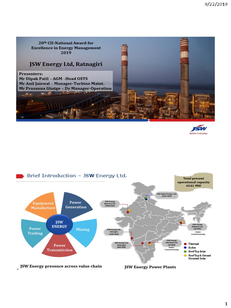 JSW Energy Ratnagiri: Performance Insights | PDF | Boiler | World ...