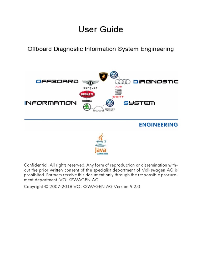 ODIS Engineering User Manual 2018 | PDF | Button (Computing) | Software