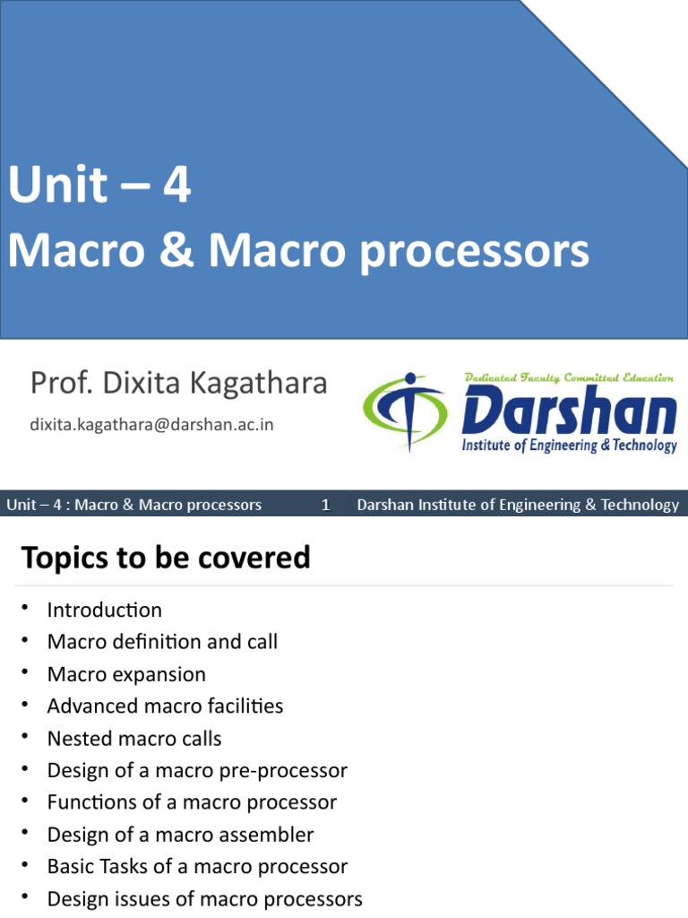 Unit - 4 Pushdown Automata | PDF | Assembly Language | Macro (Computer Science)