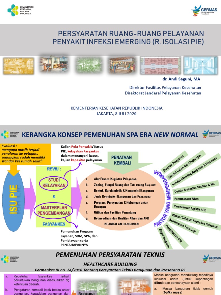 #5 - Persyaratan Ruang-Ruang Pelayanan Infeksi Emerging (Isolasi PIE) | PDF