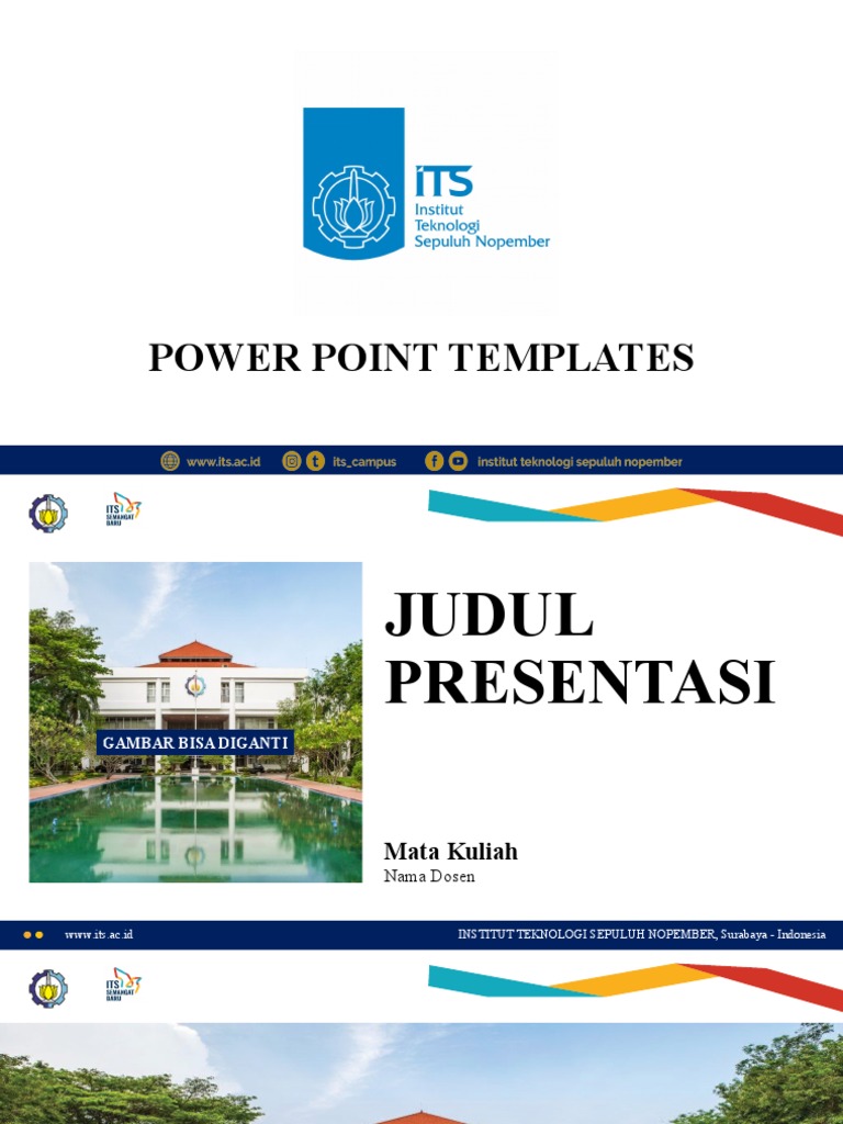Template Presentasi ITS | PDF
