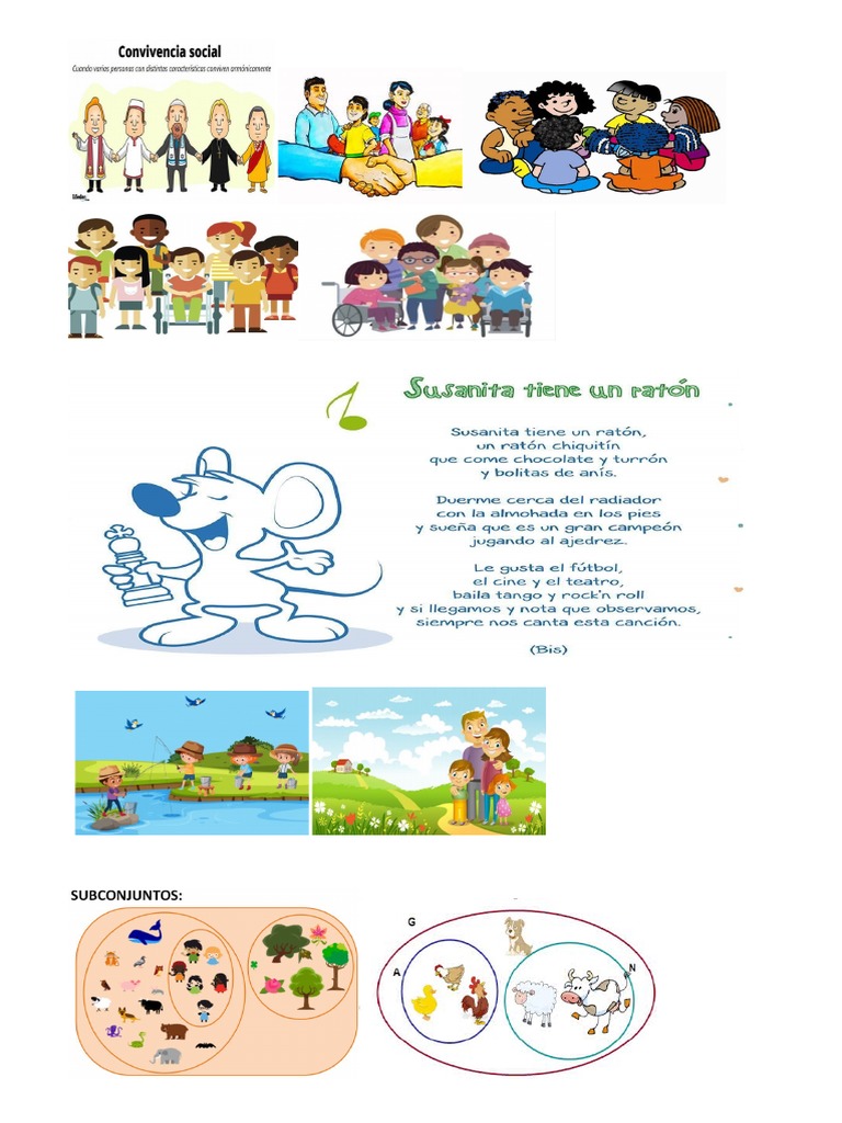 Convivencia Cancion Infantil Ersonas Pesando y Mas | PDF