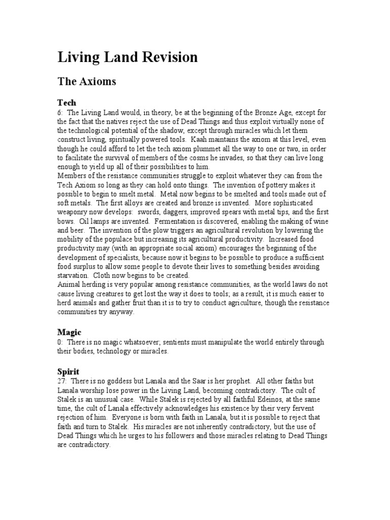 Living Land Revision | PDF | Reincarnation | Nature