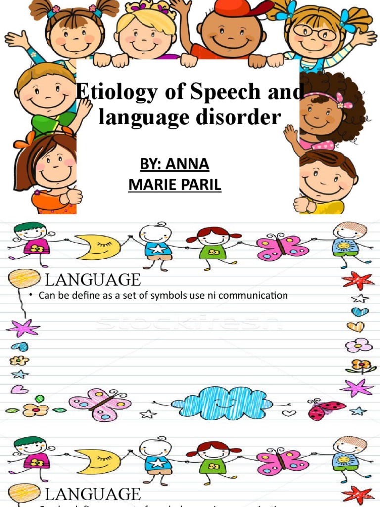 Etiology of Speech and Language Disorder | PDF