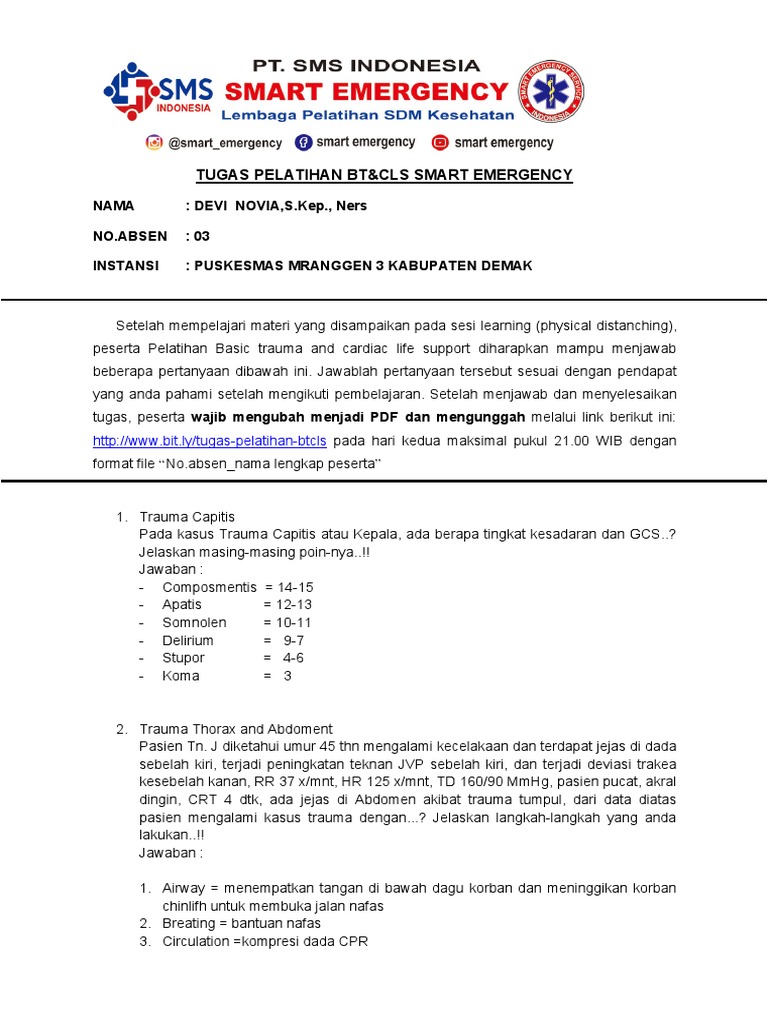 Tugas Ke-2 Btcls Smart Emergency | PDF