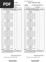 Dtr-Excel Template | PDF