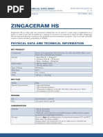 Zinga Technical Data Sheet PDF | PDF | Galvanization | Paint
