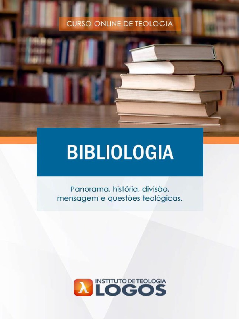 Bibliologia - Curso de Teologia 100% Online - Instituto de Teologia ...
