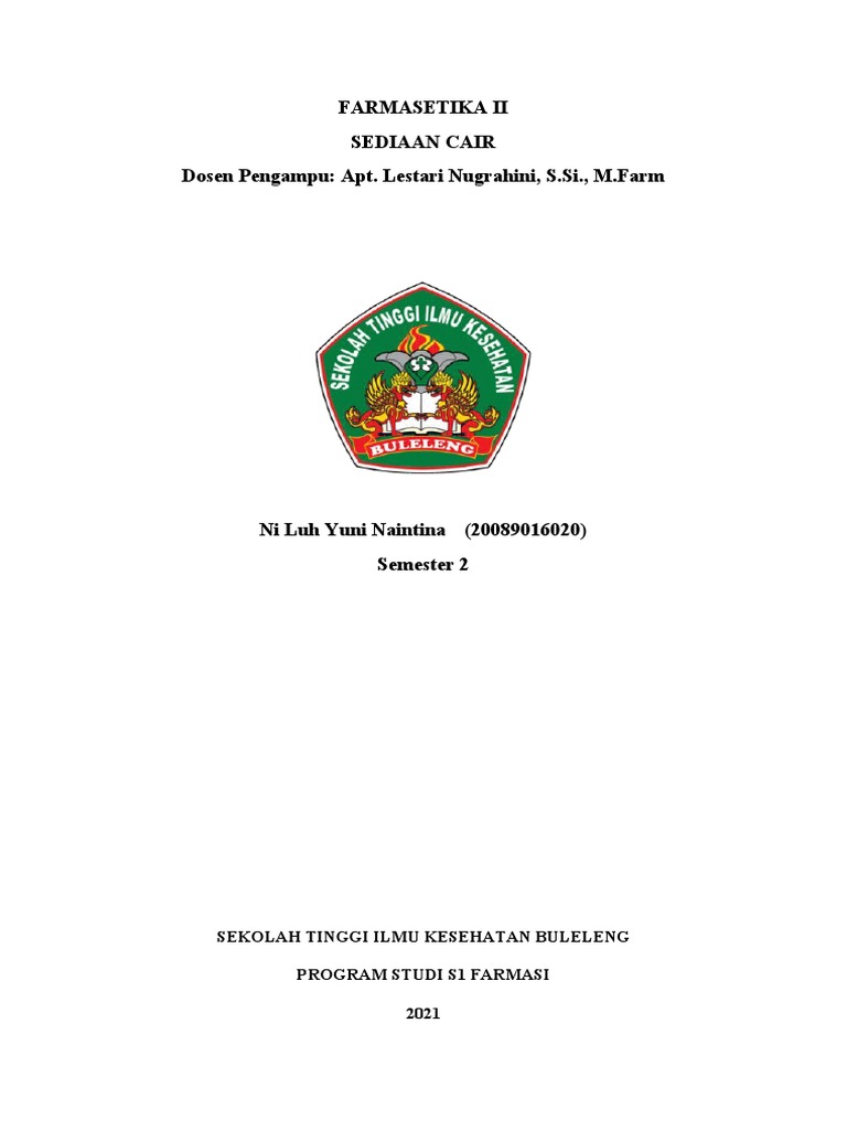Pembuatan dan Kegunaan Sirup Simplex | PDF | Memasak, Makanan, & Anggur