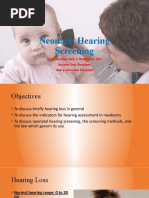 Stenger Test Procedure for Malingering | PDF | Hearing Loss | Ear