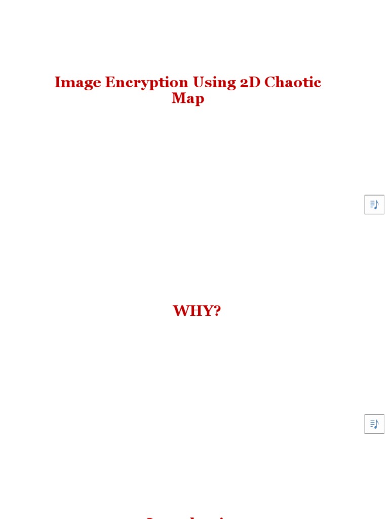 Image Encryption Using 2D Chaotic Map | Download Free PDF | Chaos ...
