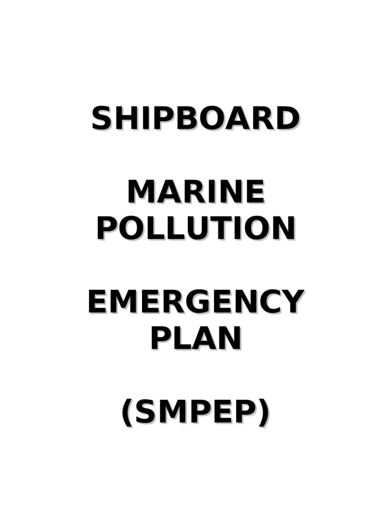 SMPEP_SamplePlan | Ships | Water Transport | Free 30-day Trial | Scribd