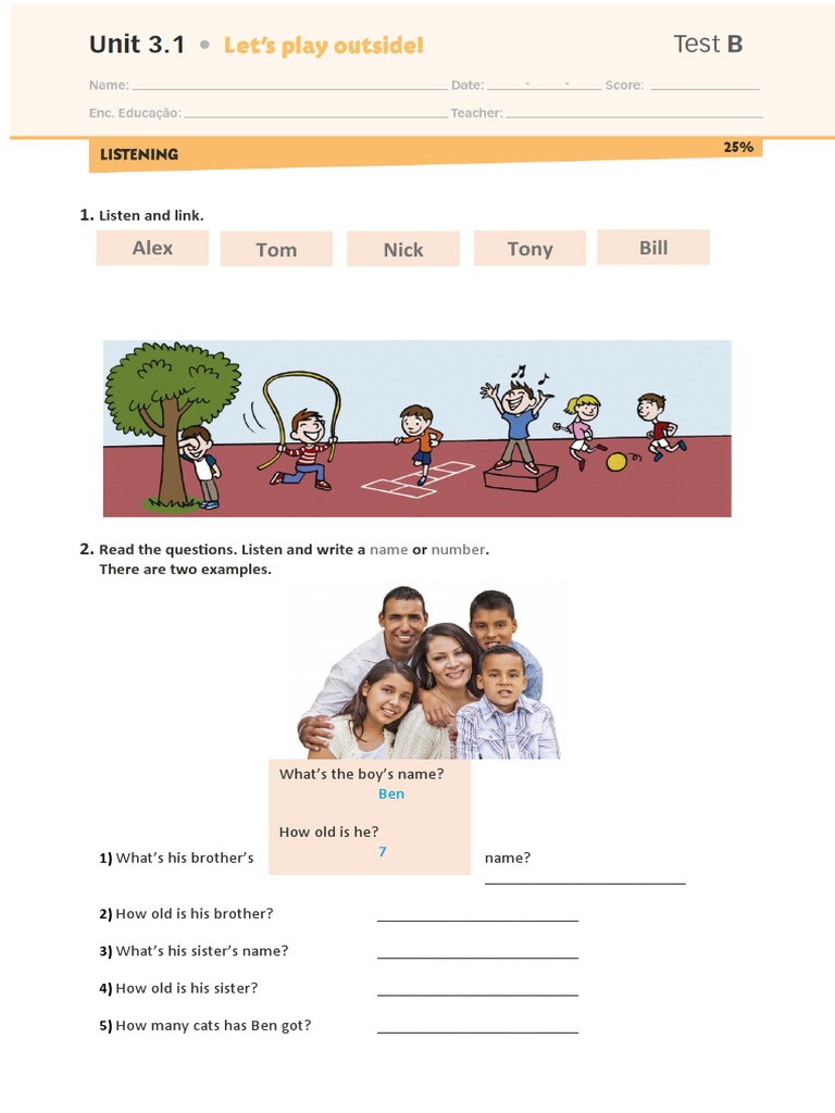 Lets Play Outside | PDF