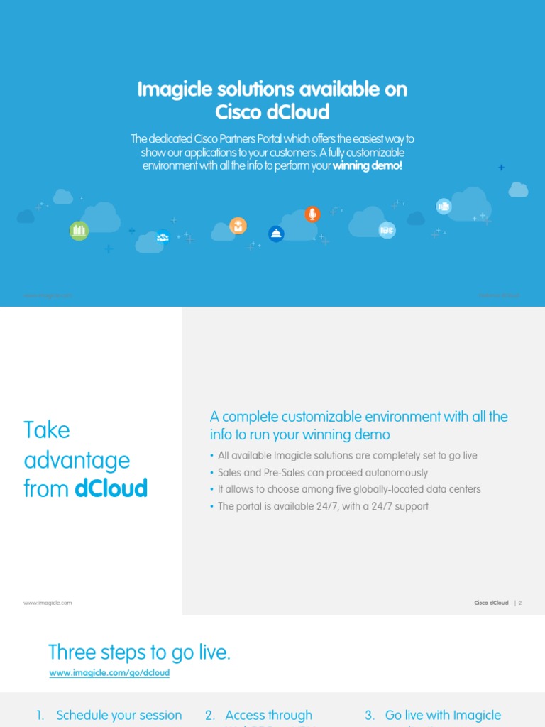 Imagicle Solutions Available On Cisco Dcloud | PDF | Software ...