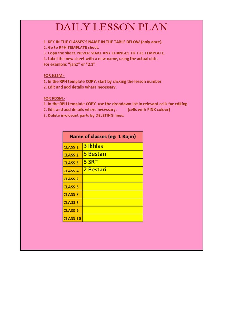 RPH FORM 1 TO 5 VERSION 2019 Shared | PDF | Curriculum | Learning