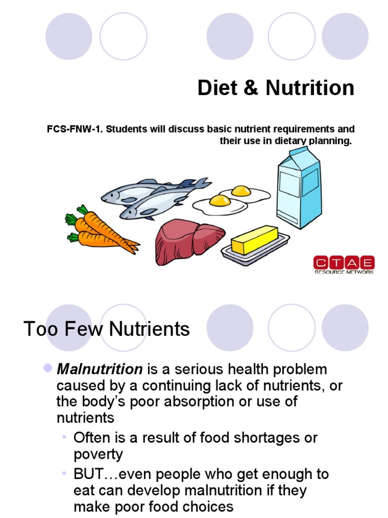 FCS FNW 6 DietAndNutritionPowerPoint | PDF | Diet (Nutrition) | Diet ...